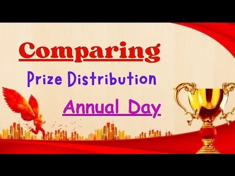Comparing for Prize Distribution || Anchoring Script for Prize ...