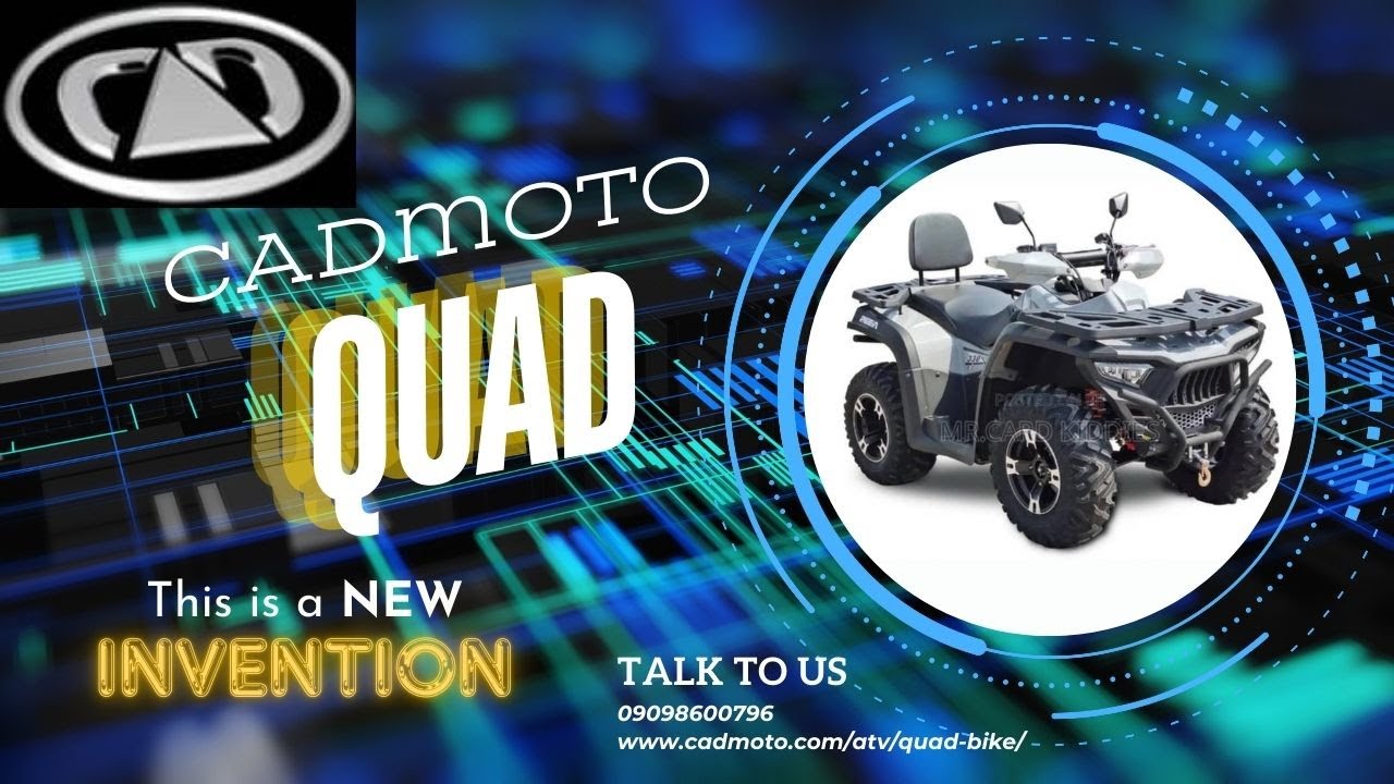 CAD Moto Quad Bike (400CC) - YouTube