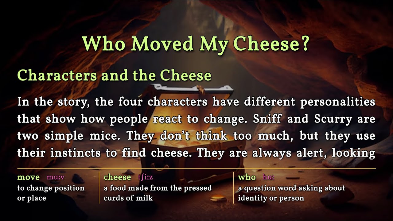 Learn English through stories - Who Moved My Cheese? - YouTube
