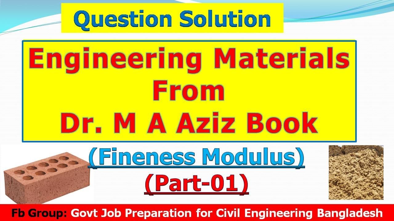7. How to determine FM (Fineness Modulus) of Soil I FM বের করার যে Math ...