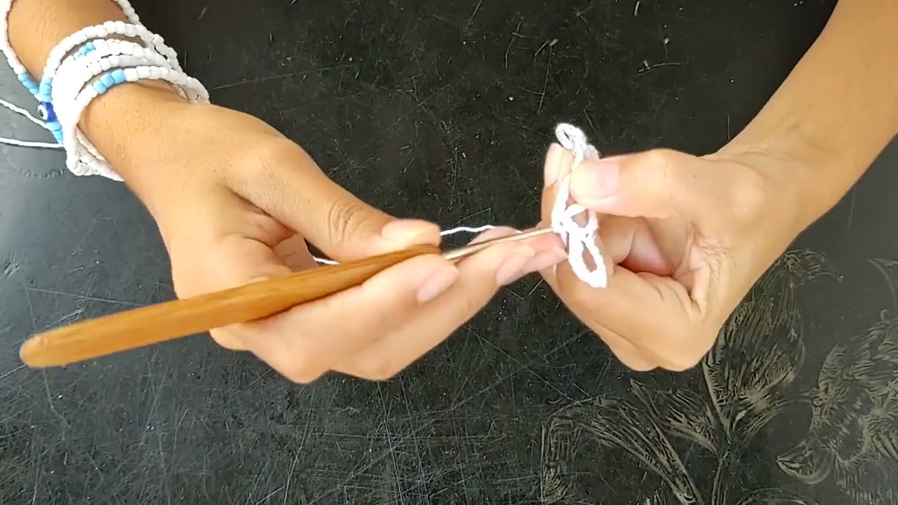 APRENDA A FAZER UM PONTO REDE EM CROCHÊ - TUTORIAL FACIL - YouTube