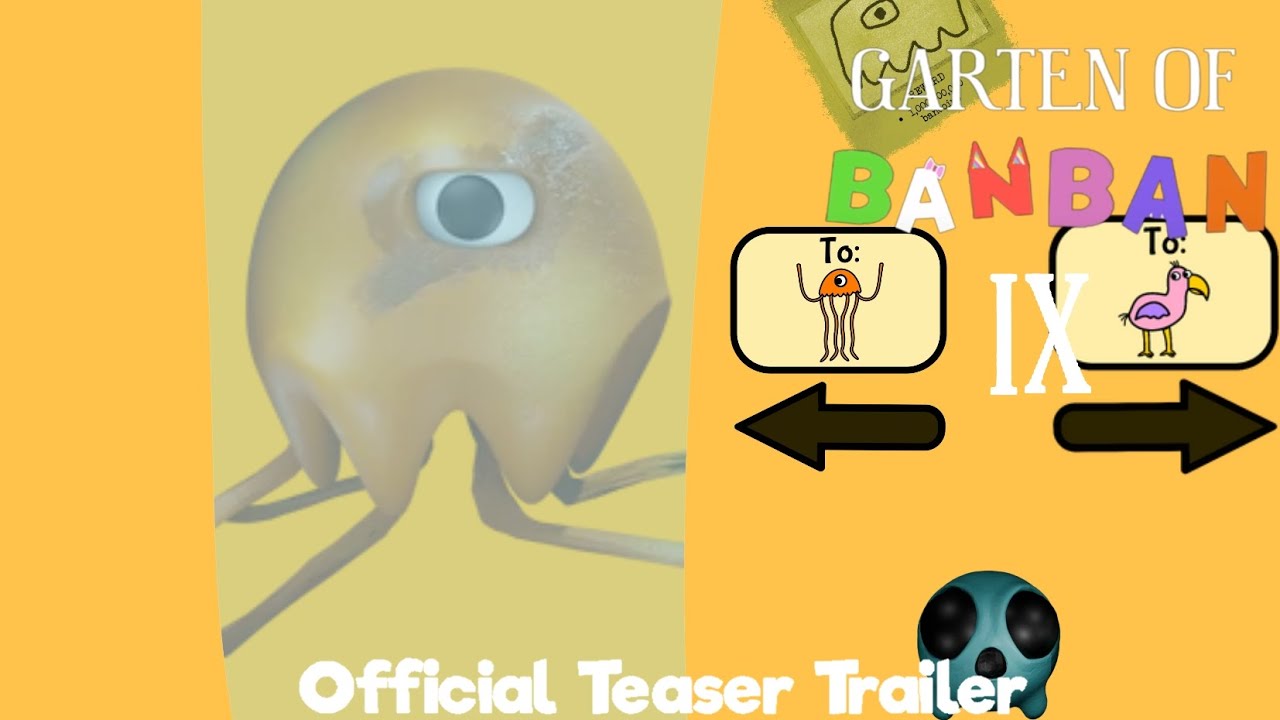 Garten Of Banban 9 - Official Teaser Trailer 3 - YouTube
