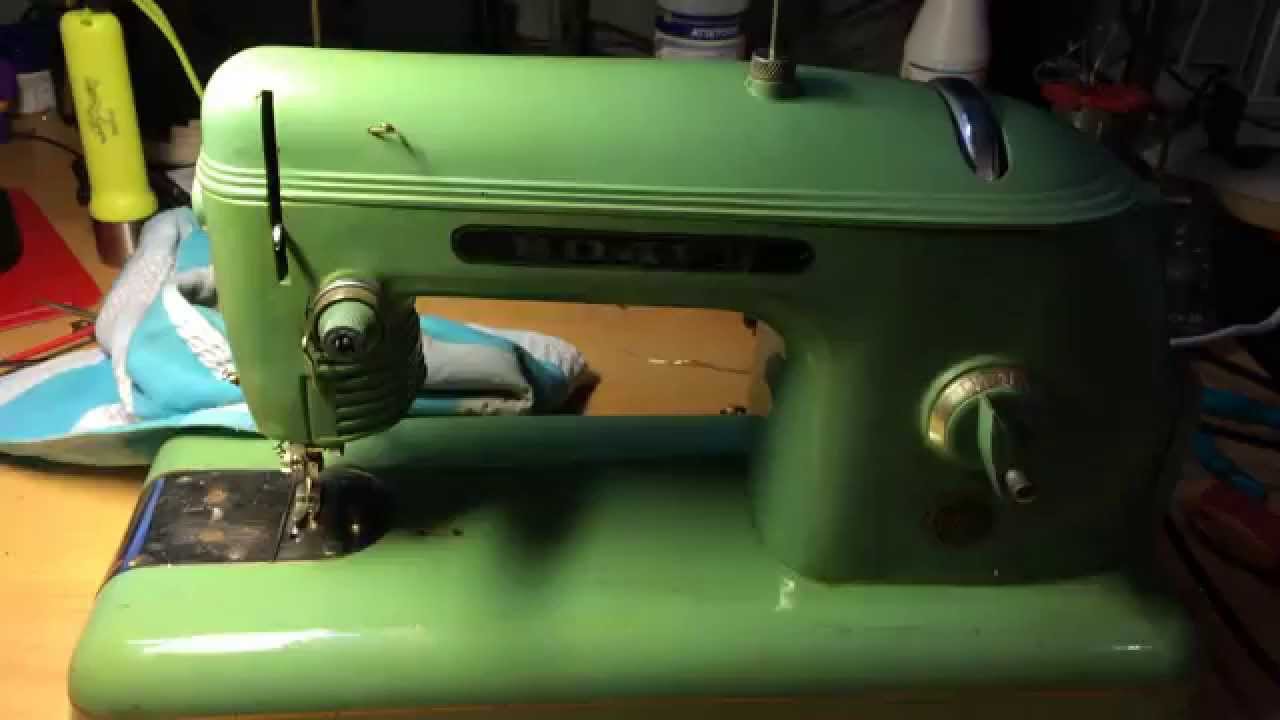 Sewing Machine, "Volga", 1959, Russian - YouTube