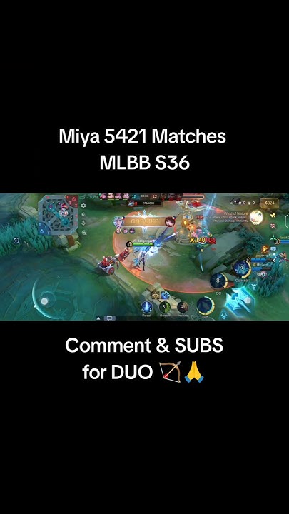 Miya 5421 Matches MLBB S36 #mobilelegends - YouTube