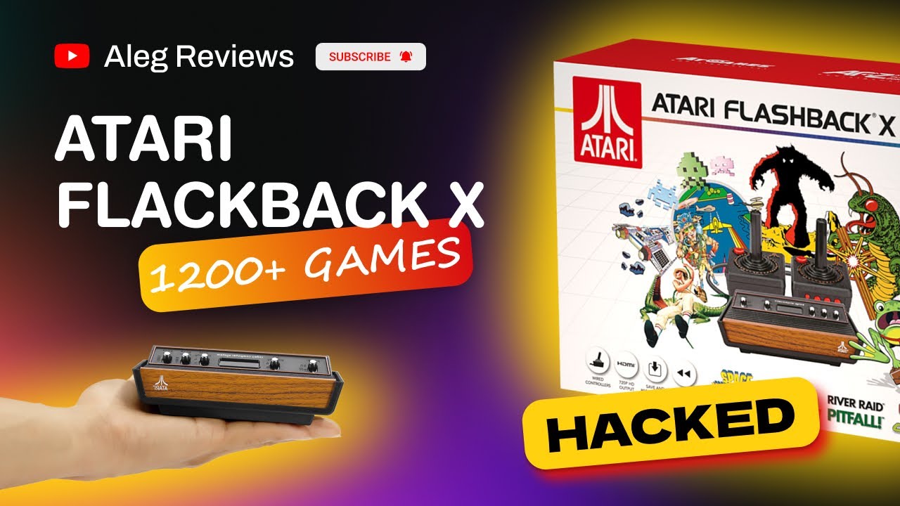 Atari Flashback X with 1200+ Games #atari #atgames #AtariFlashback ...