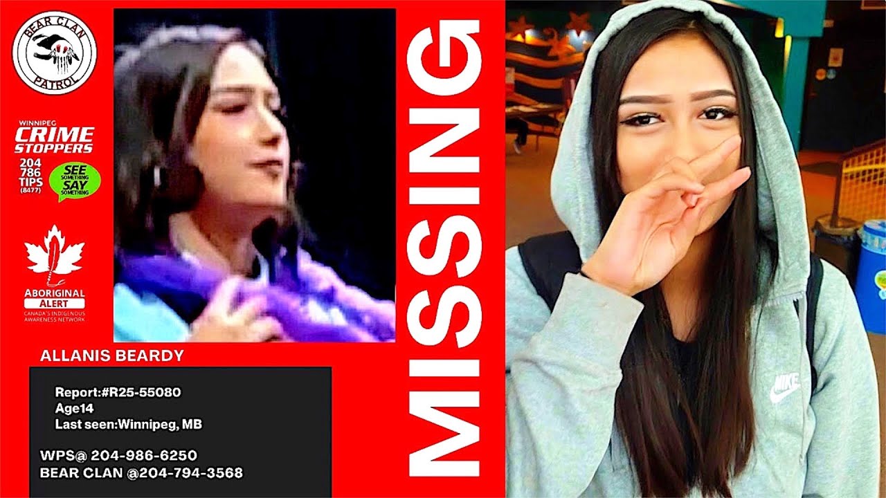 Allanis Beardy: Missing 14 Yr. Old Indigenous Girl - Winnipeg, Manitoba ...