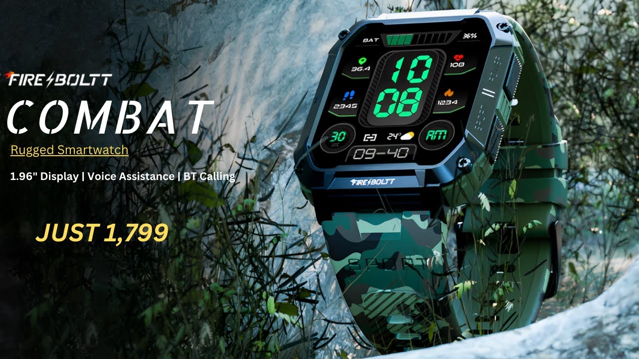 Fire Boltt Combat Rugged Smartwatch Full Specification and Price | Best ...