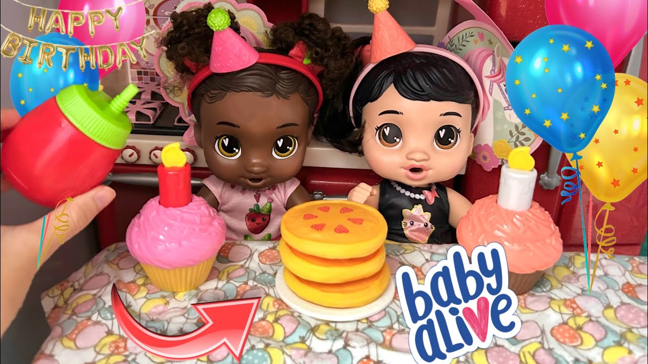 NEW Baby Alive dolls Breakfast routine feeding and changing baby dolls ...