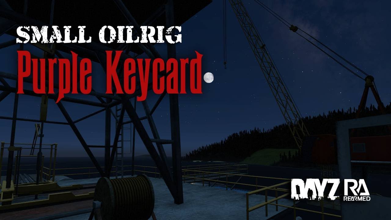 Small Oilrig Access Card Purple Keycard Airforce Valning DayZ Rearmed # ...