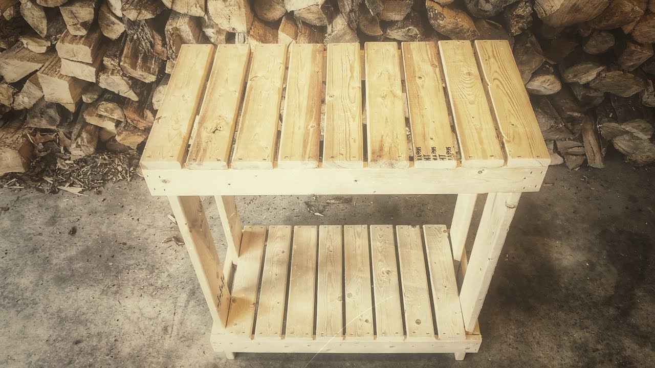 DIY: 15 MIN PINE TABLE BUILD [Easy As Pine] - YouTube