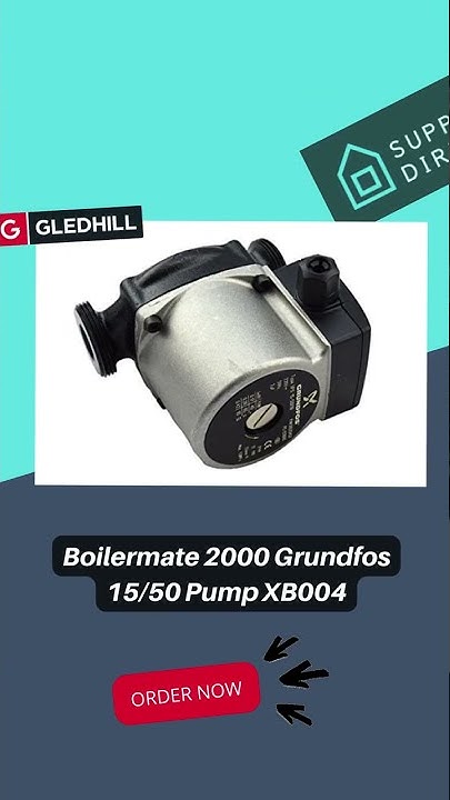 Gledhill Boilermate 2000 Grundfos 15/50 Pump - YouTube