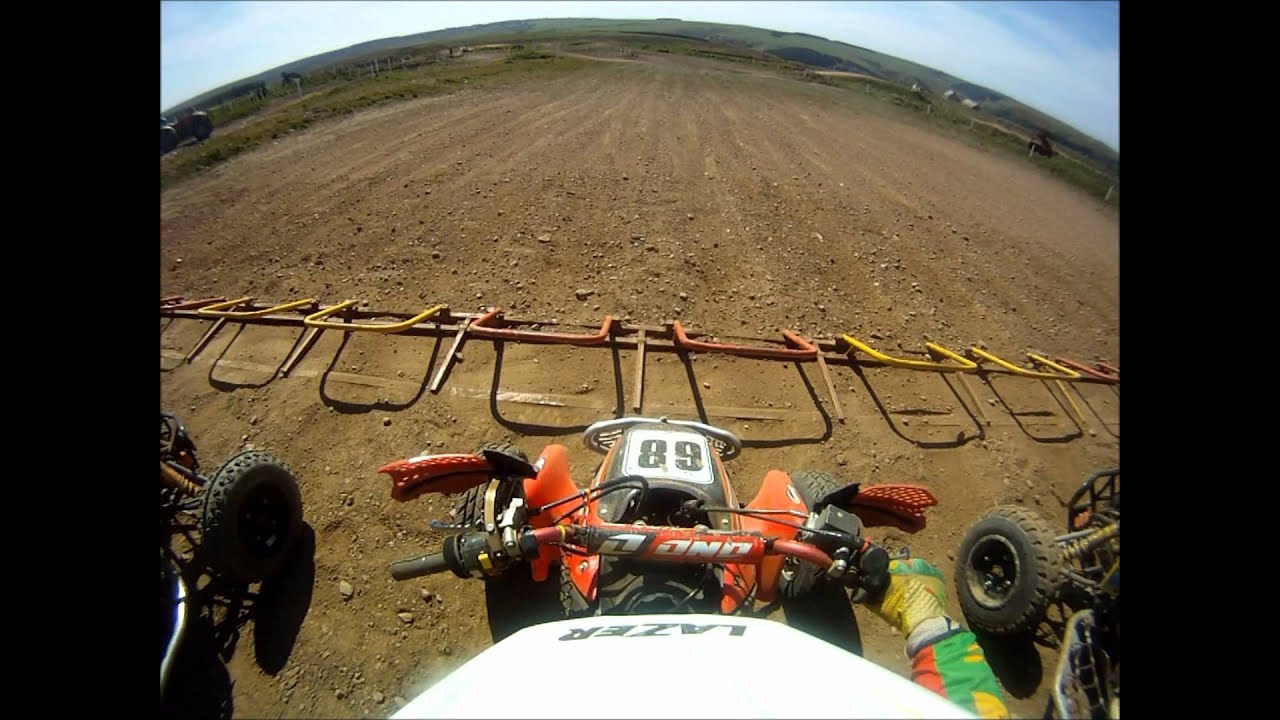 Quad Racing Crash at Buchan - YouTube