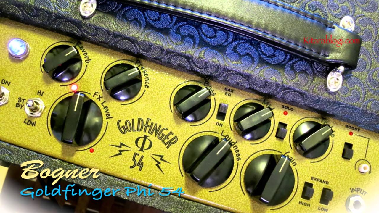 First Look – Bogner Goldfinger Phi 54 Combo ### Kitarablogi.com - YouTube