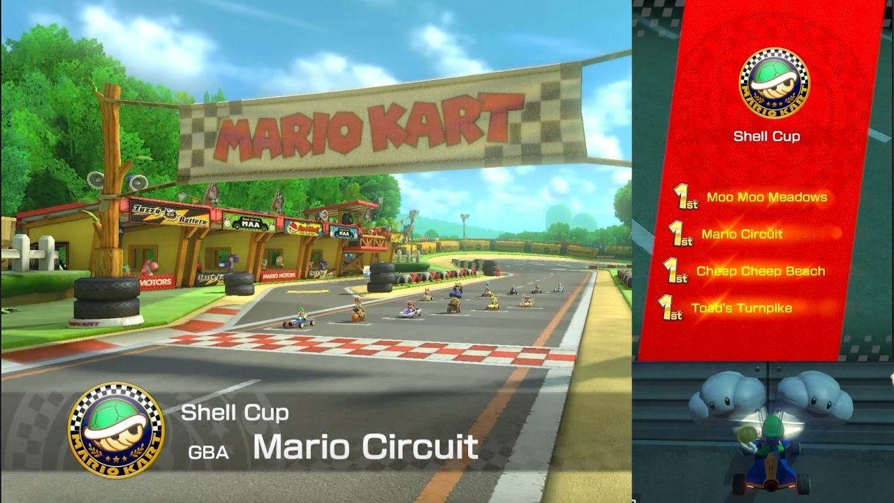 Mario Kart 8 Deluxe Shell Cup 50cc (Luigi) [1080P] #mariokart8deluxe ...