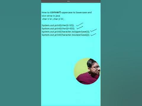 Tricks To Convert Uppercase To LowerCase And vice versa ...