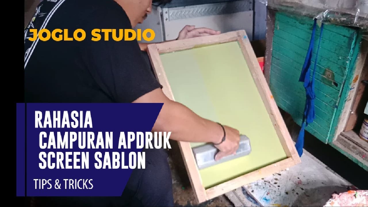 RAHASIA tutorial obat afdruk untuk screen Sablon @jogloscreenprinting ...