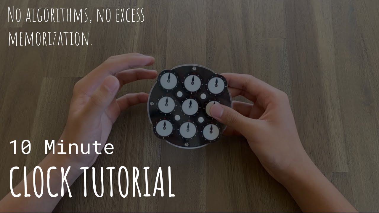 Solve the RUBIK'S CLOCK in 10 MINUTES - YouTube