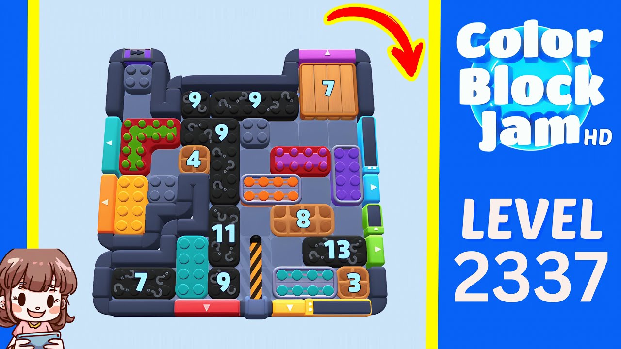 Color Block Jam Level 1428 (2337) Solution Walkthrough - YouTube