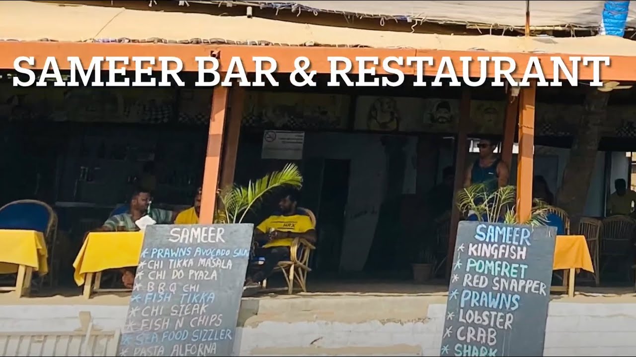 Sameer Bar & Restaurant Palolem Beach South Goa - YouTube