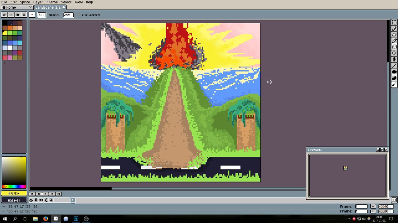 Meteorite Pixel Art "Speedart" - YouTube