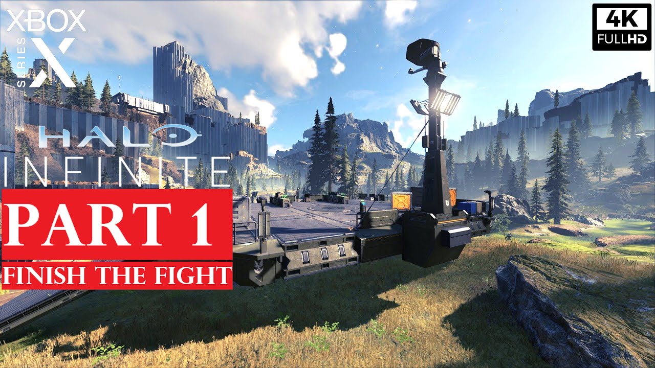 HALO INFINITE Gameplay Walkthrough Part 1 Finish The Fight [4K 60FPS ...