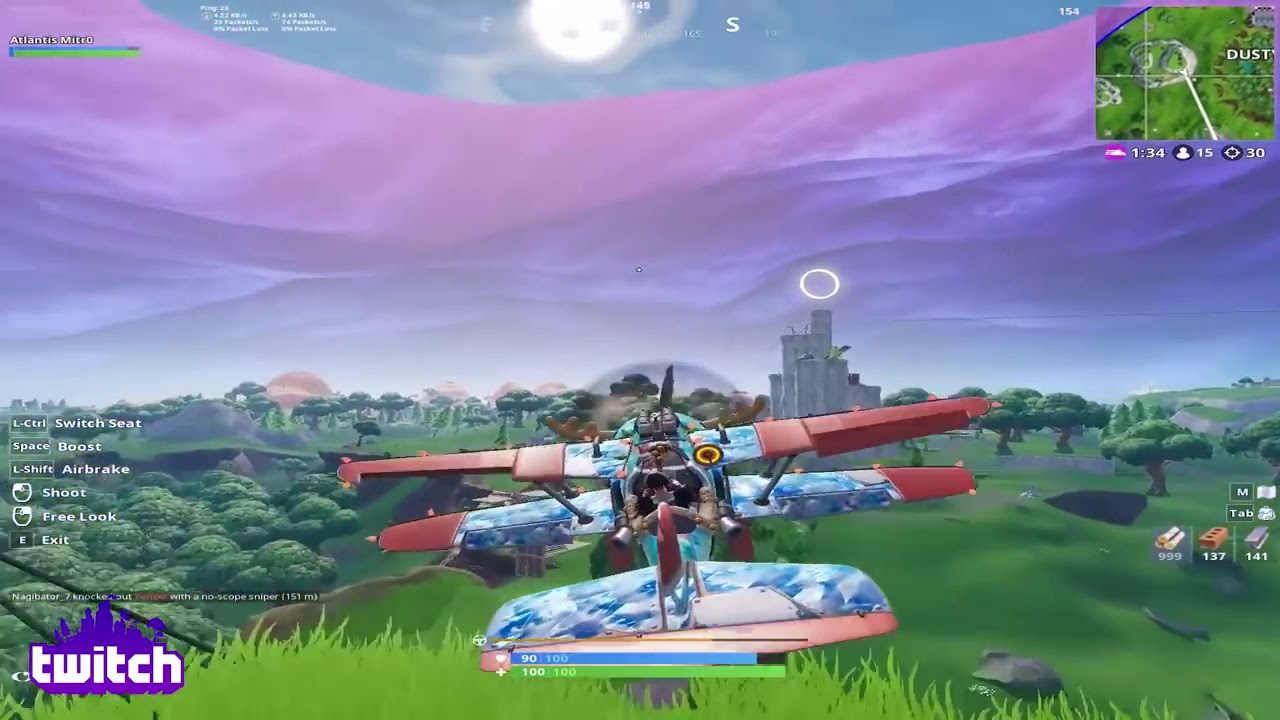 Nuevo récord de Atlantis Mitr0 temporada 7 fortnite 42 muertes en solo ...