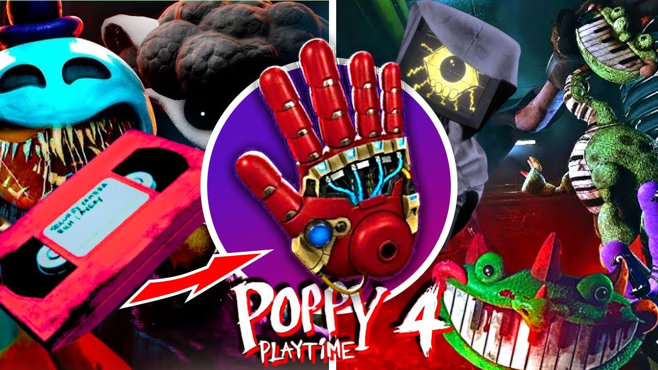 Poppy Playtime: Chapter 4 - I Learned the Secret of the NEW RED HAND 2. ...