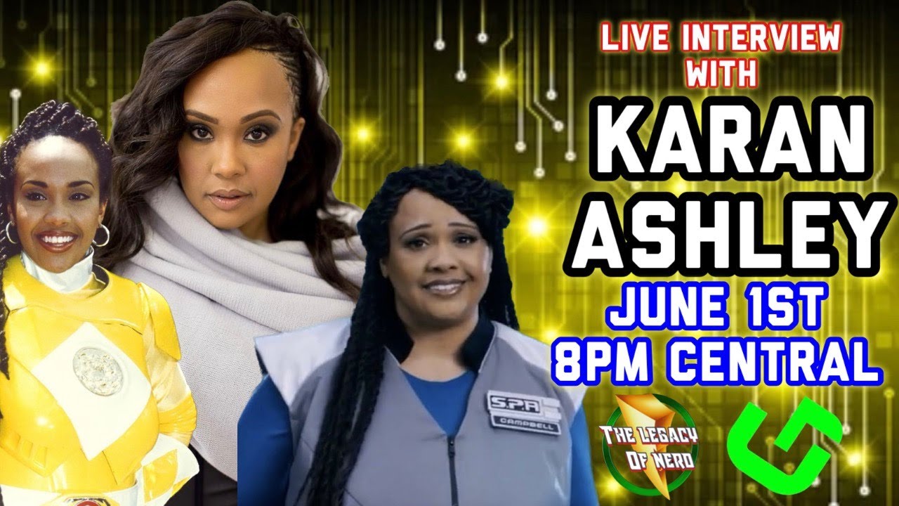 Live Interview with Karan Ashley | Mighty Morphin Power Rangers, Once ...