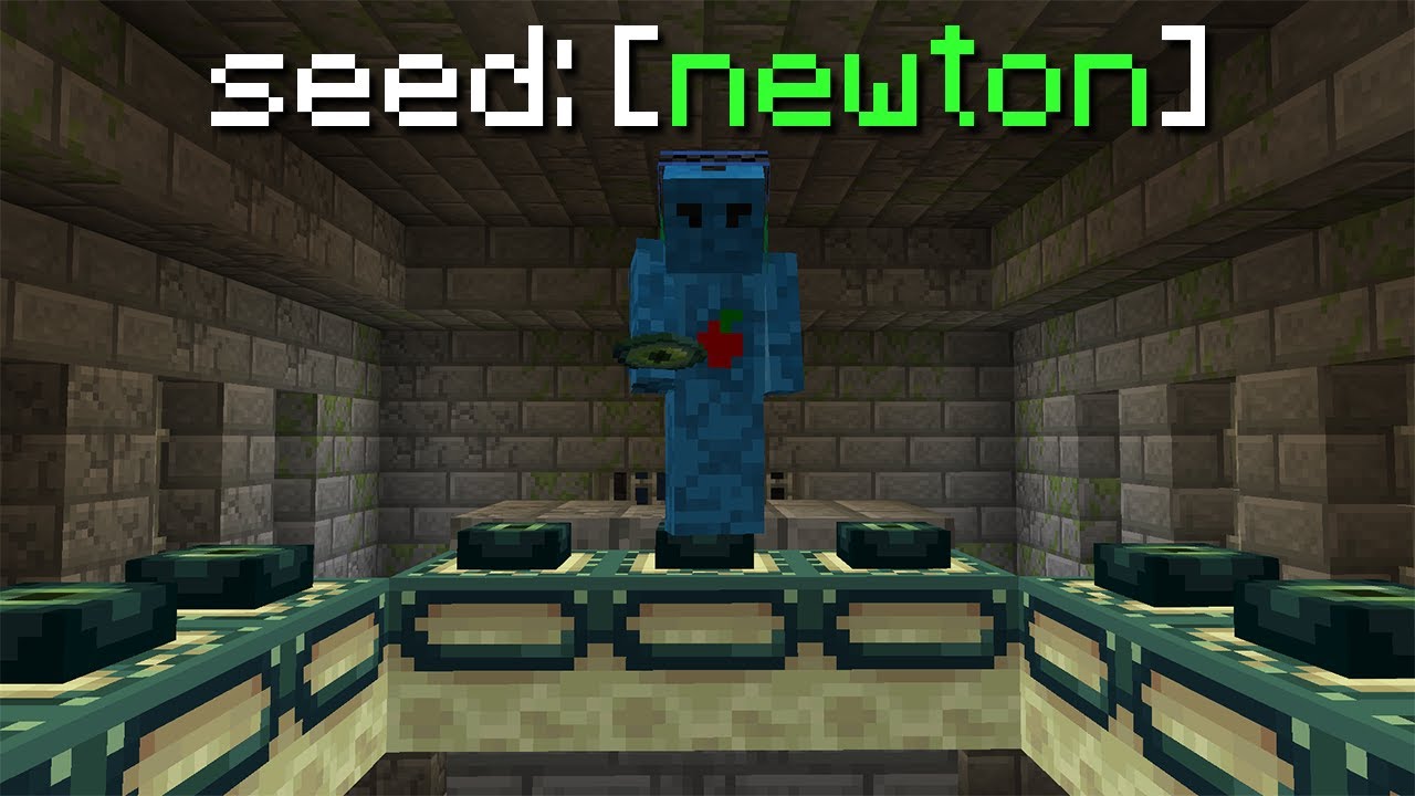 "Newton" seedinde minecraft speedrun DÜNYA REKORU kırdım - YouTube