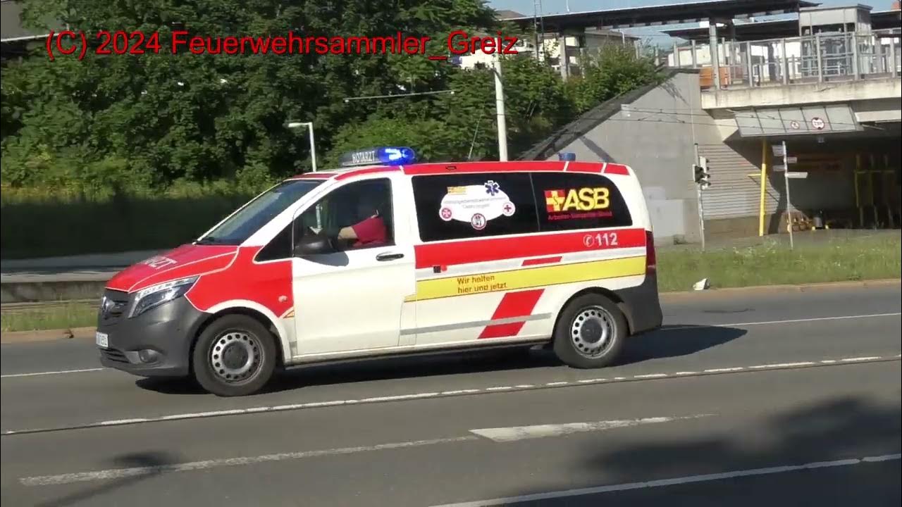 R-RTW + RTW 1 DRK Gera + RTW Ronneburg DRK Gera + NEF 2 ASB - YouTube