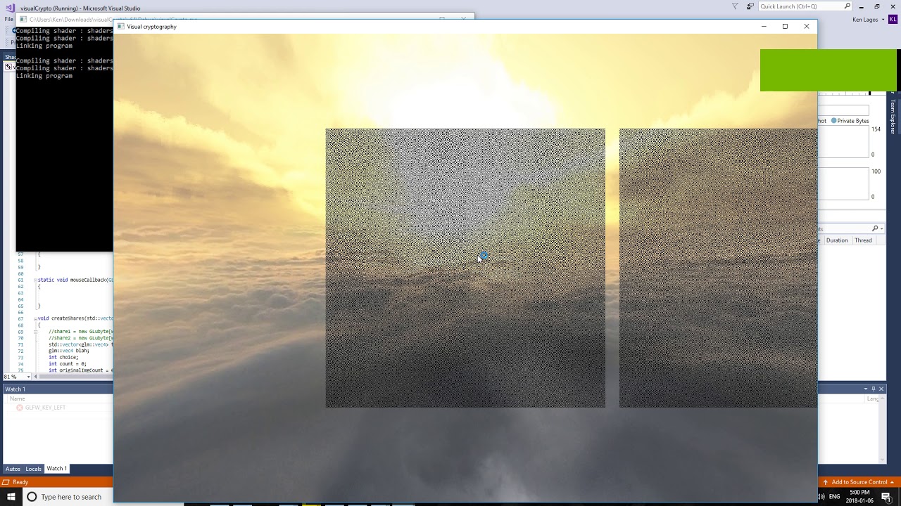 Visual cryptography assignment - YouTube