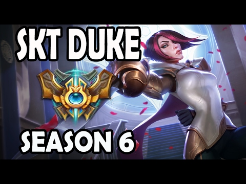 SKT T1 Duke Fiora vs Ekko TOP Ranked Challenger Korea - YouTube