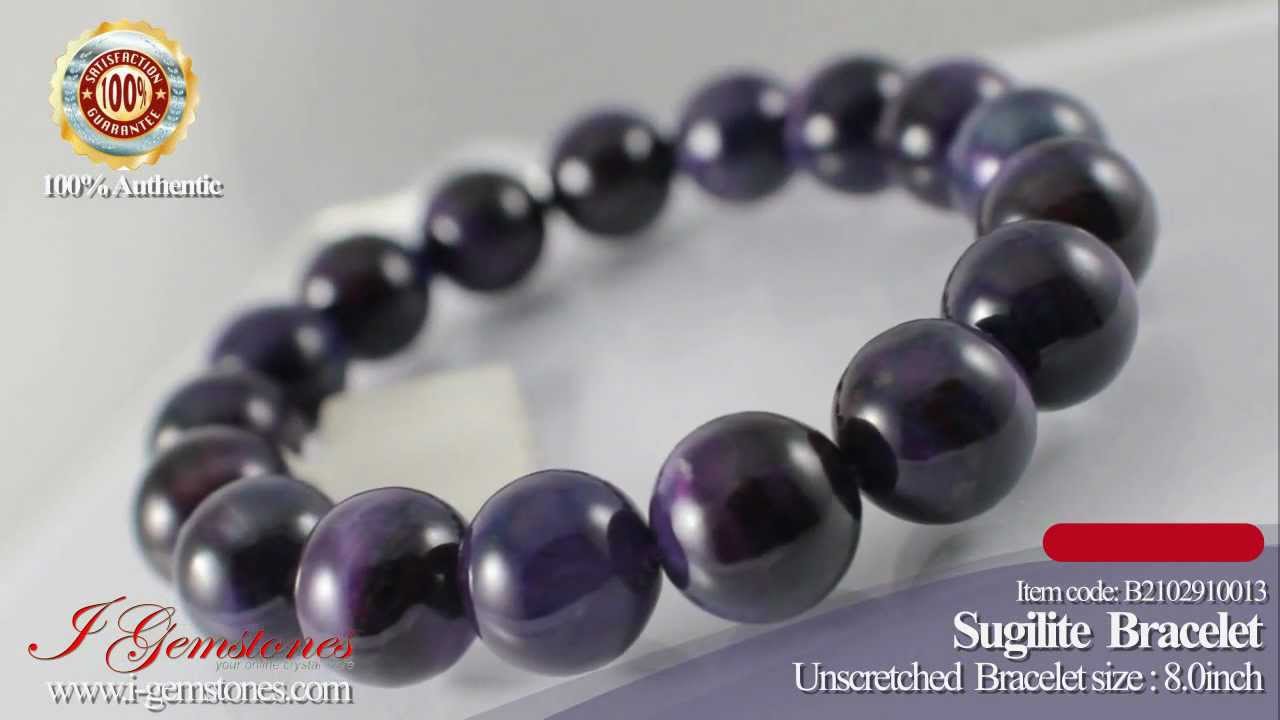 Sugilite Bracelet & Its Benefits - YouTube