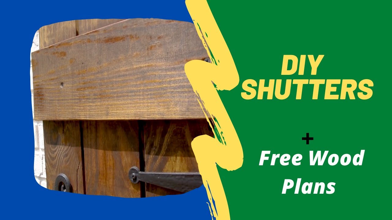 #Woodworking | #Howto Make #DIY Shutters | Home Improvement Woodworking ...