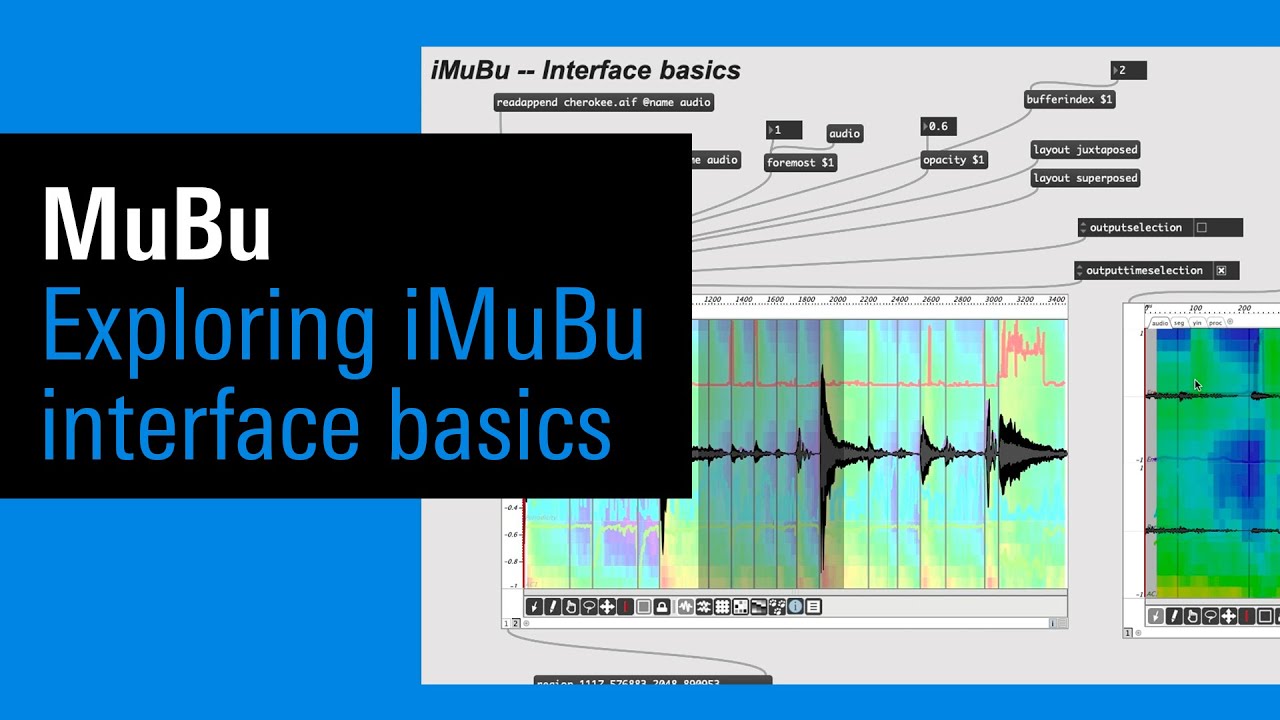 IRCAM Tutorials / MuBu: Exploring iMuBu- interface basics - YouTube
