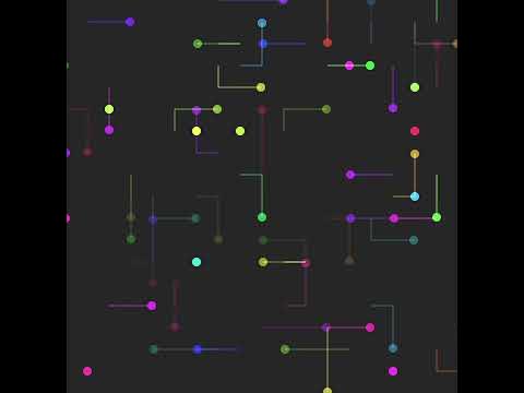 Random walk add Lifespan. openframeworks - YouTube