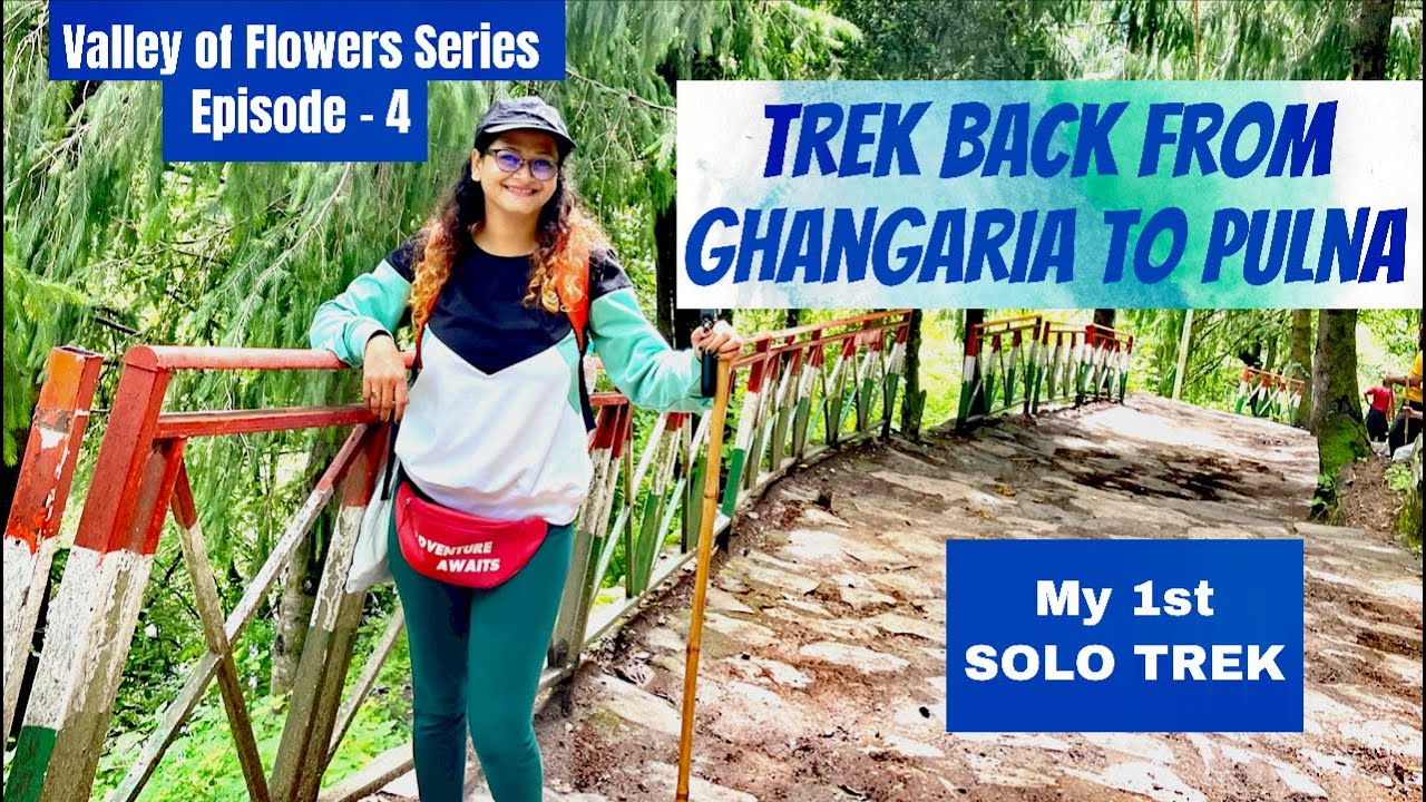 Trek Back From Ghangaria to Pulna | Valley of Flowers Series, Episode ...