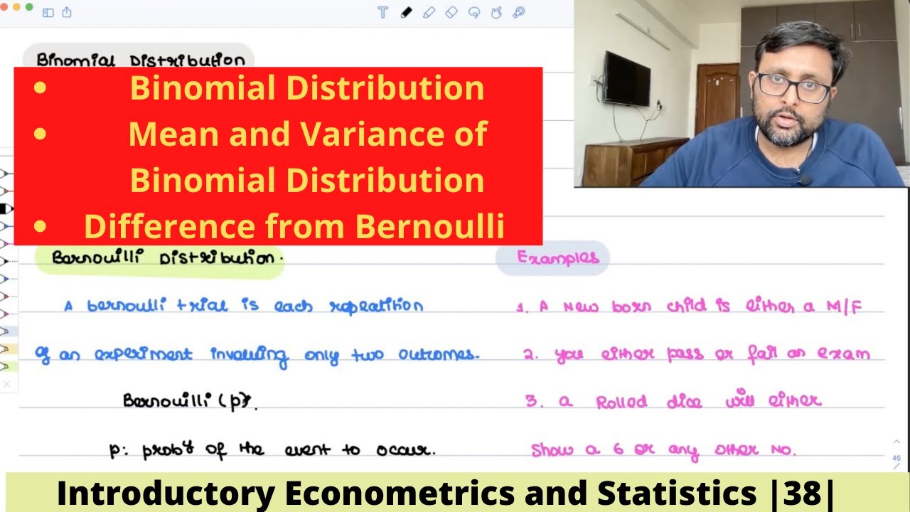 Binomial Distribution | Mean and Variance | Meaning | Difference from ...