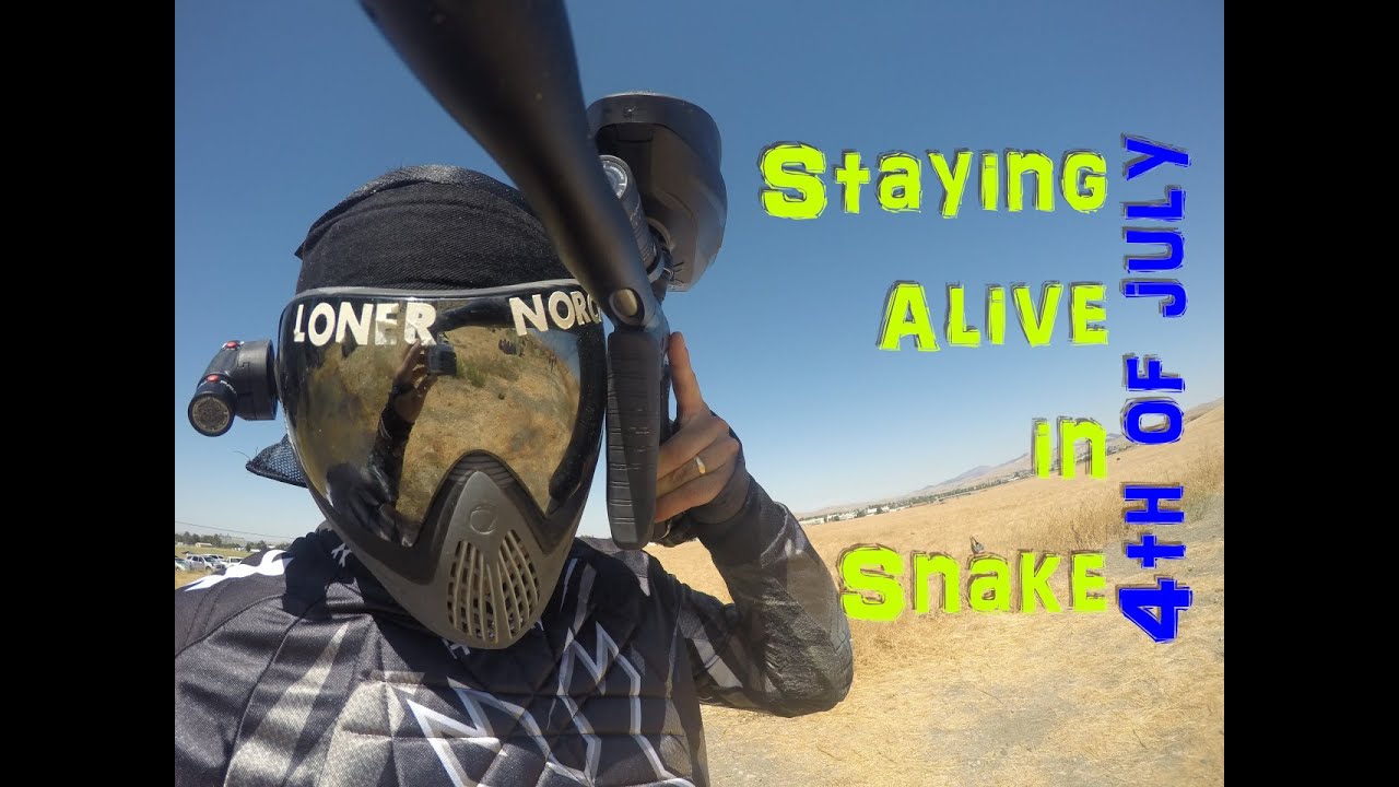 Staying Alive in Snake | American Paintball Park | 4th of July - YouTube