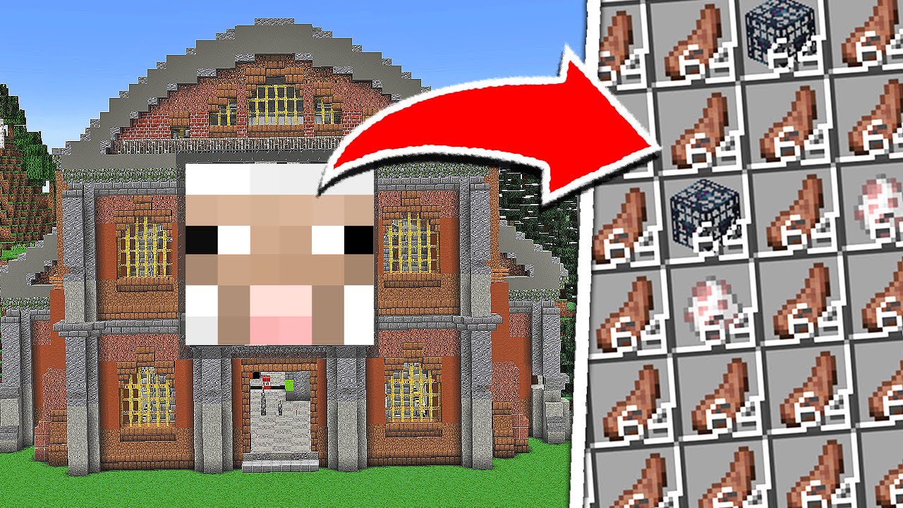 I UPGRADED my Sheep Farm in Minecraft... - YouTube