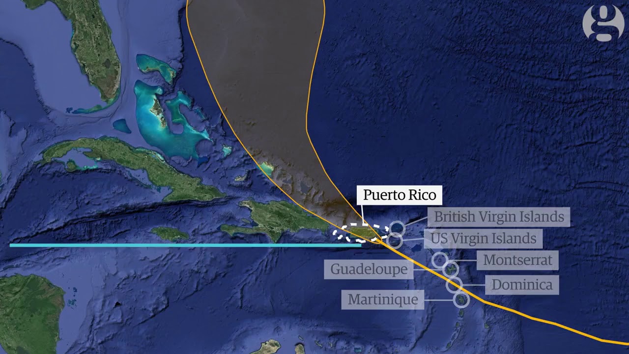 Hurricane Maria makes landfall in Puerto Rico - YouTube