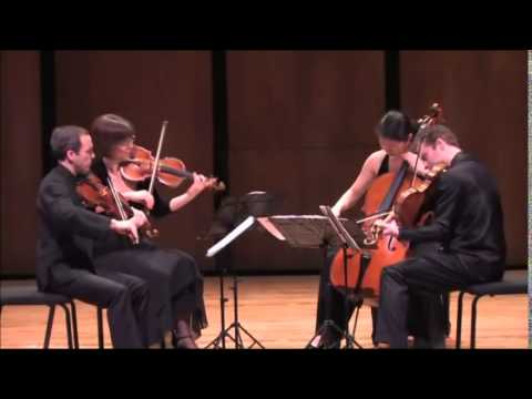 Debussy String Quartet in G minor, Op. 10, performed by the Brentano Quartet, February 15, 2014 ...