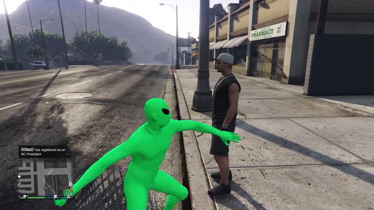 Ps4 gta5 What happens When a player goes AFK green is coming for u ...