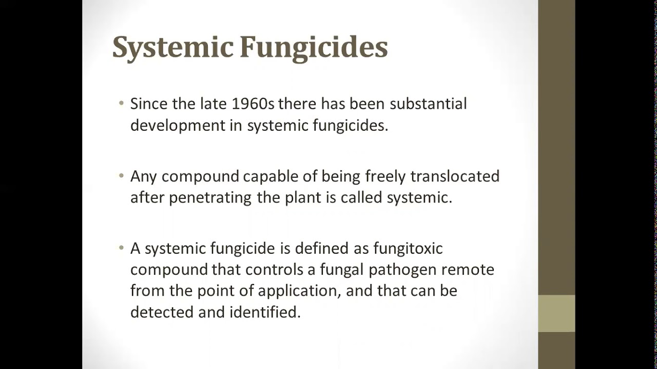 FUNDAMENTALS OF PLANT PATHOLOGY ( CLASSIFICATION OF FUNGICIDE Part-4 ...