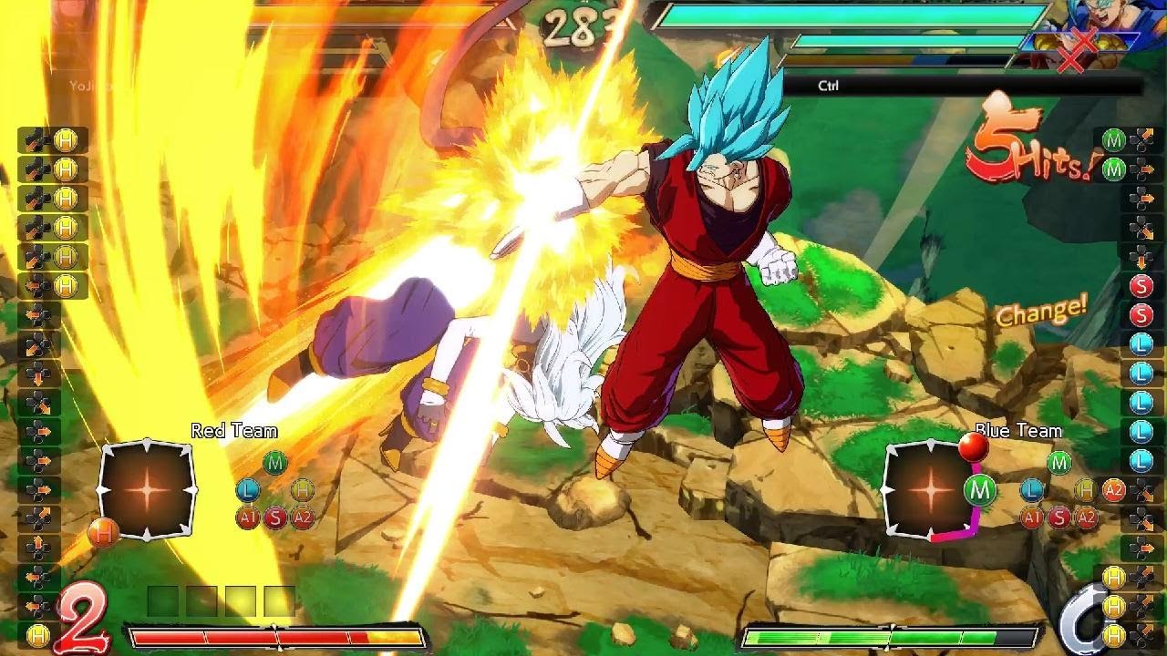 DRAGONBALLFZ SSB Gogeta Vegeta Android 21 SheBuu vs SS4 Gogeta SSB ...