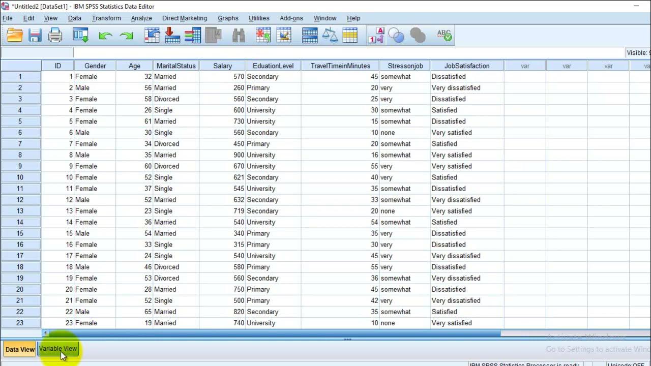 SPSS Tutorial 4 | Import Data from Excel into SPSS - YouTube