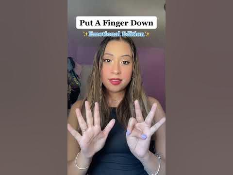 PUT A FINGER DOWN: EMOTIONAL EDITION🥺 - YouTube