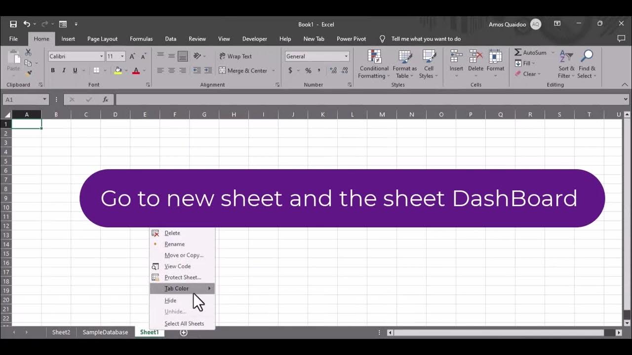 Beginner's Guide To Excel Dashboard (how to build dashboard for the ...