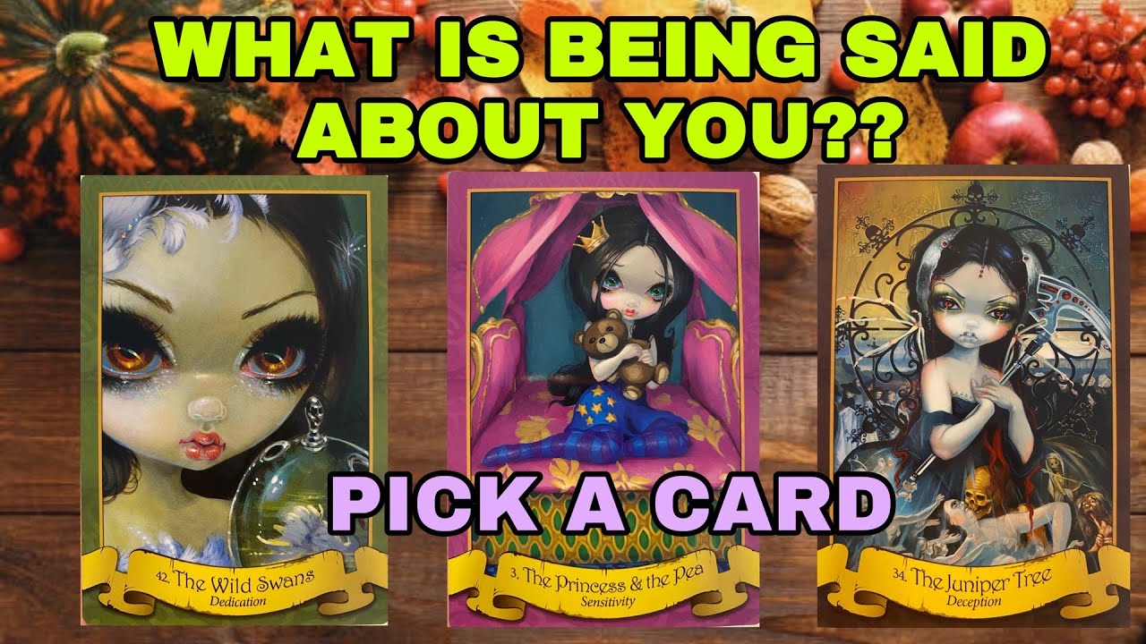 WHAT IS BEING SAID ABOUT YOU? 👻🎃😎🔮PICK A CARD TAROT - YouTube