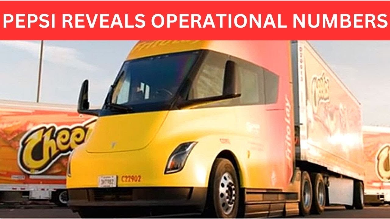 BREAKING! Pepsi Reveals Tesla Semi Operations Details With Real Mileage ...